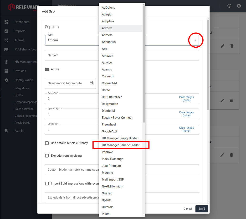 Setting Up a new SSP Connection with HBM/HBA